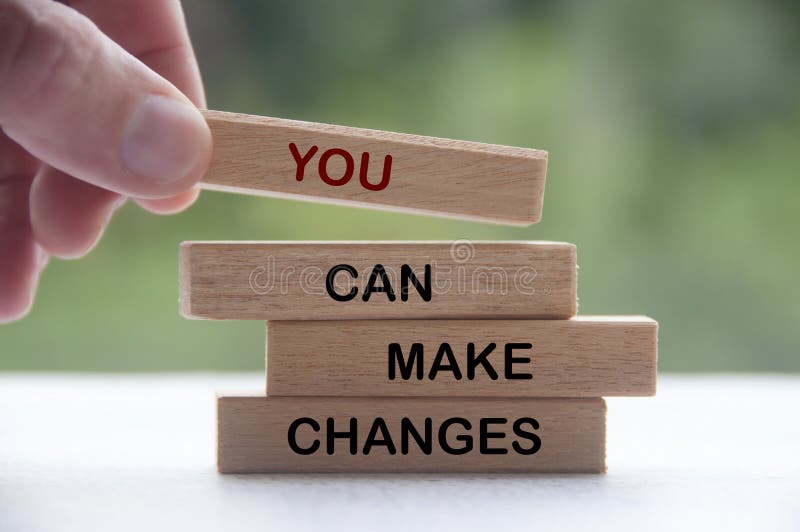 Hand Stacking Wooden Block with Text You Can Make Changes ...