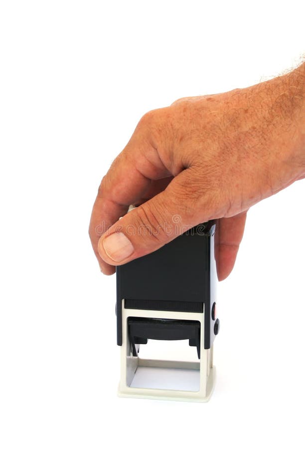 Stamp it stock image. Image of seal, hand, desk, certify - 21298081