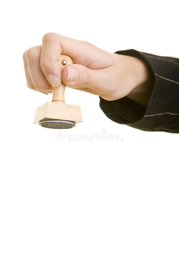 Hand Holding a Rubber Stamp with the WordConfident Stock Photo - Image ...