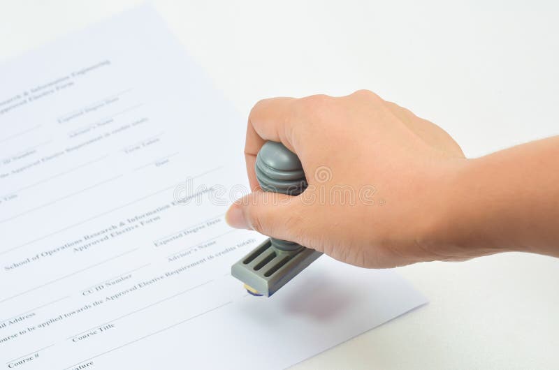 Hand stamping stock image. Image of approve, office, icon - 36044121