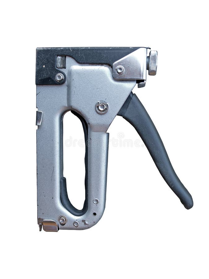 Hand stapler stock photo. Image of metal, plastic, close - 15268380