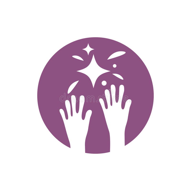 Hand and star vector stock vector. Illustration of life - 317628086