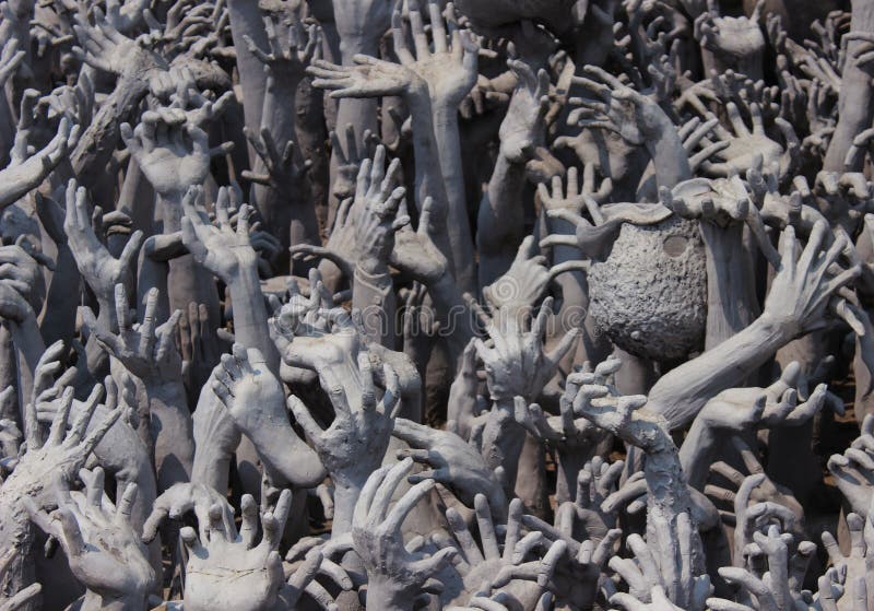 Hand statue stock image. Image of seize, hand, decorate - 44448883