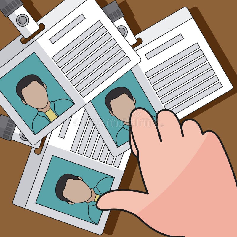 Hand stealing id stock vector. Illustration of card - 119519261