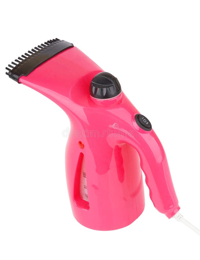 Hand steamer for clothes stock image. Image of isolated - 263068051