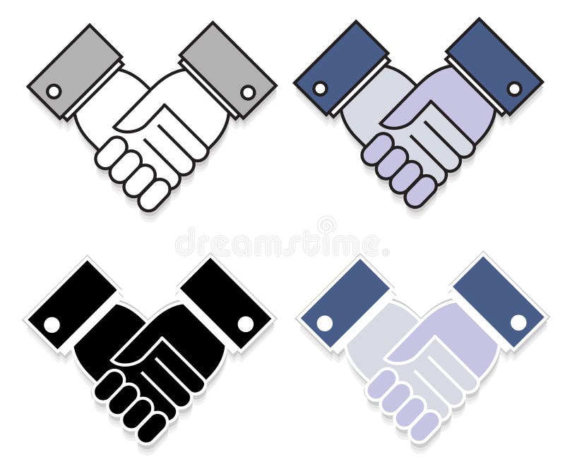 Hand Shake Sticker Stock Illustrations – 811 Hand Shake Sticker Stock ...