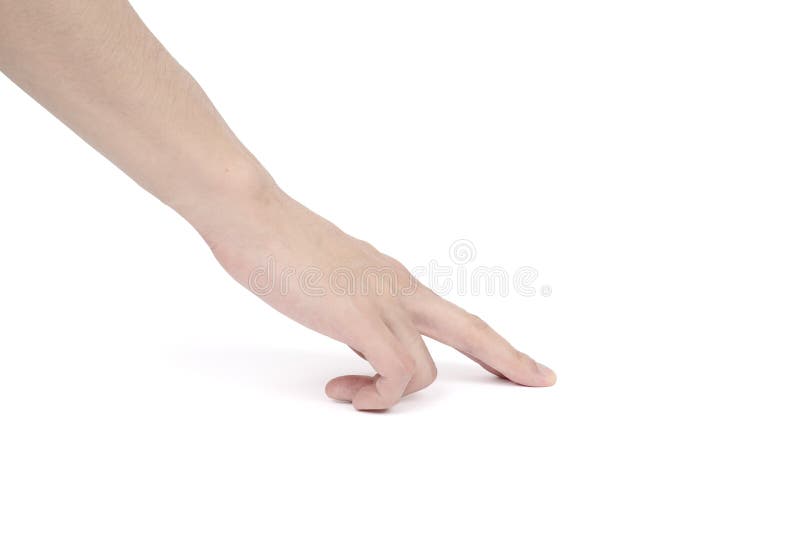 Hand Sticking Out of a Card or Something Stock Image - Image of concept ...