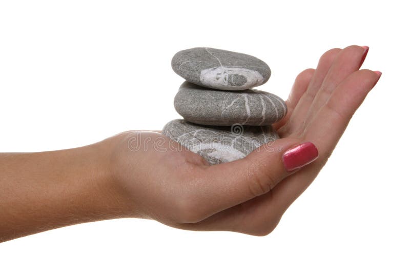 Hand and stones stock image. Image of heap, silhouette - 2868337