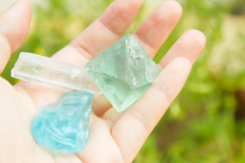 Hand on stones. stock photo. Image of colorful, healing - 123714806