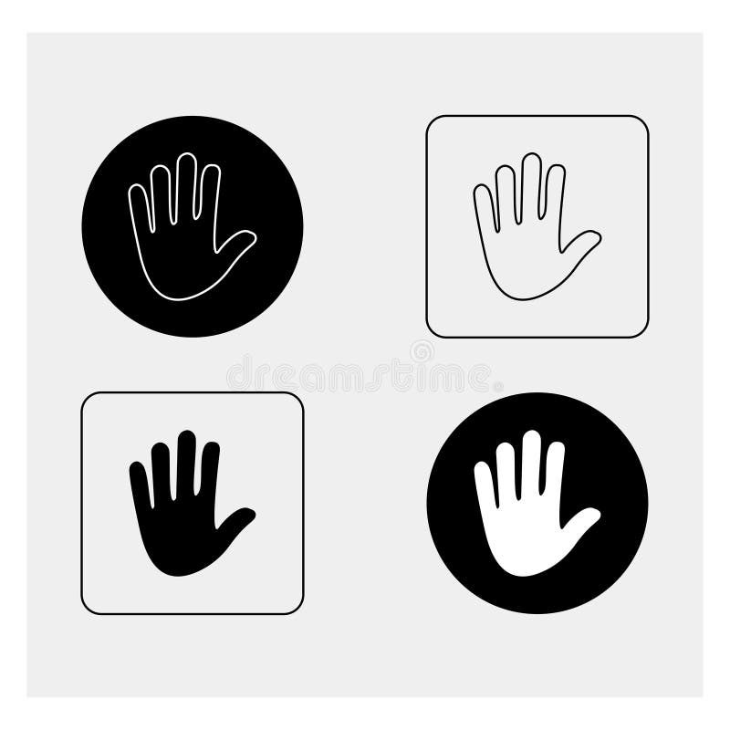 Gray Handshake Icon White Background Vector Stock Illustrations – 240 ...