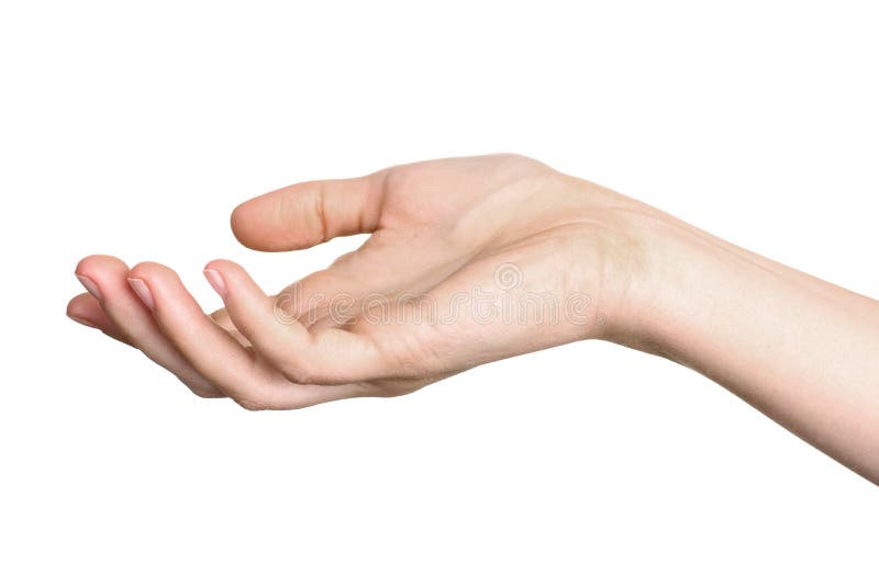 Hand stretched for begging stock photo. Image of cosmetics - 61736890