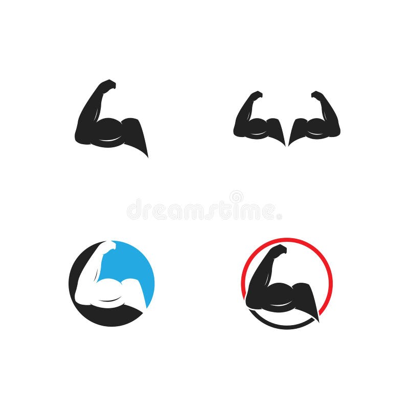 Hand strong icon template stock illustration. Illustration of color ...