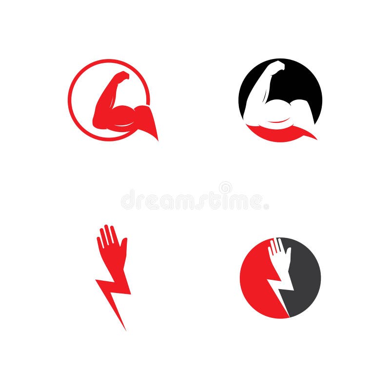 Hand strong icon template stock illustration. Illustration of cartoon ...