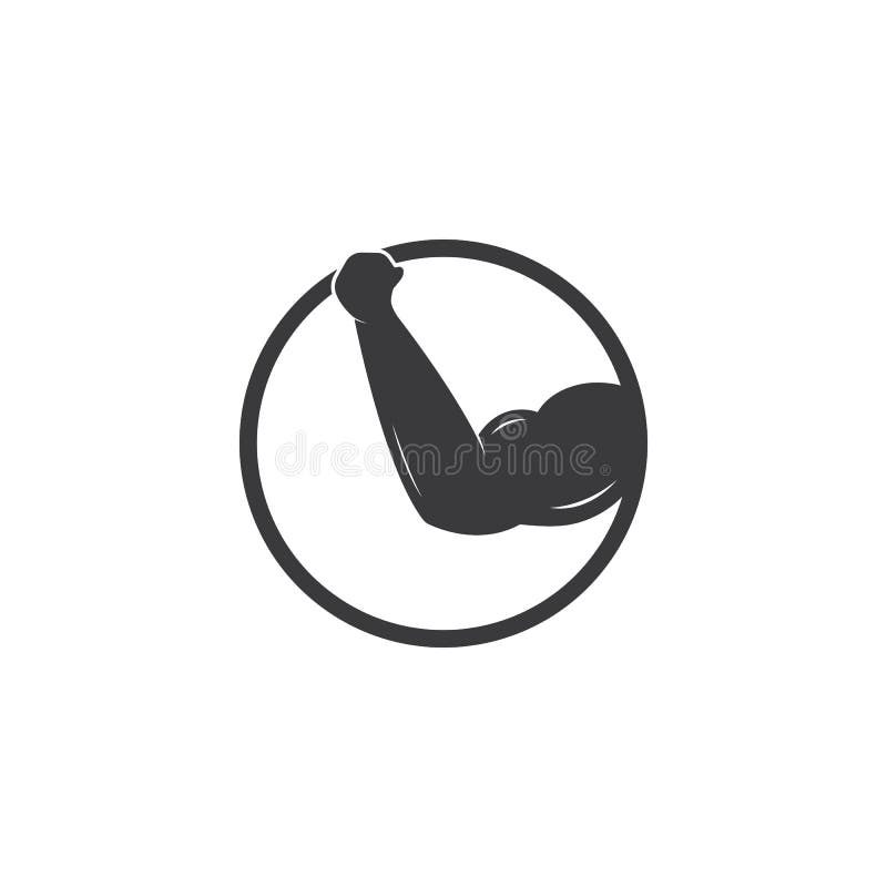 Hand strong logo vector stock illustration. Illustration of bicep ...