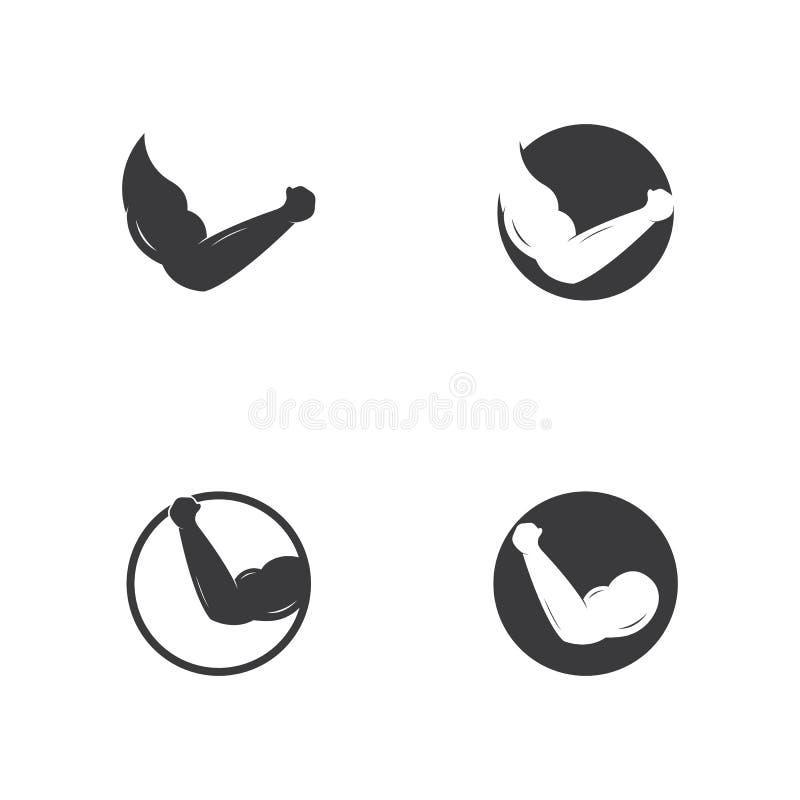 Hand strong logo vector stock illustration. Illustration of exercise ...