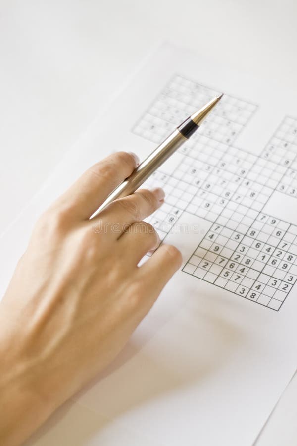 Sudoku stock image. Image of enigma, solve, maze, hobby - 489683