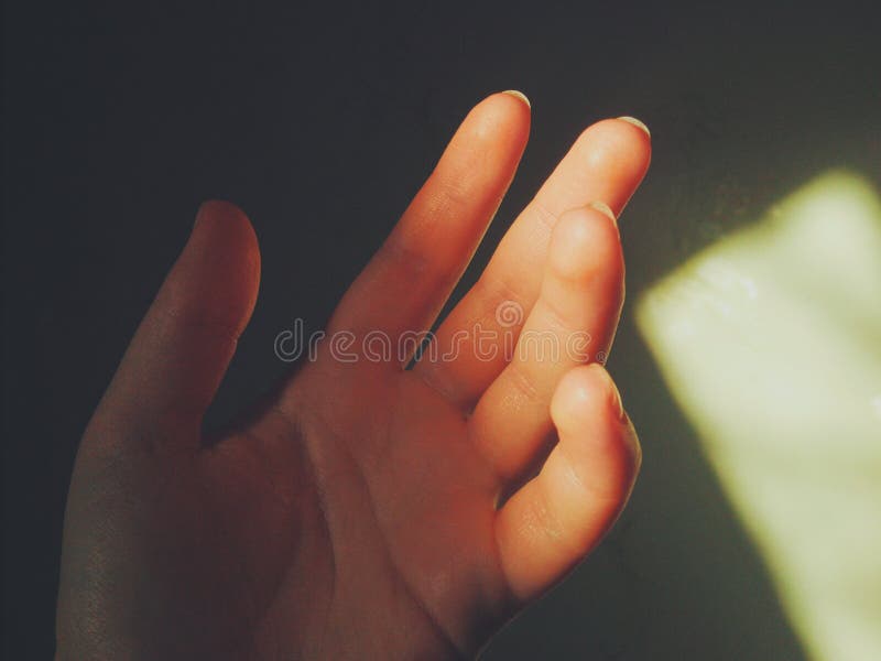 Hand on sun stock image. Image of vsco, processed, hand - 89869583