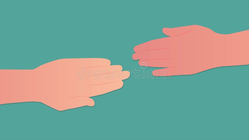 A Hand of Support. Animation 2D Stock Footage - Video of video, unity ...