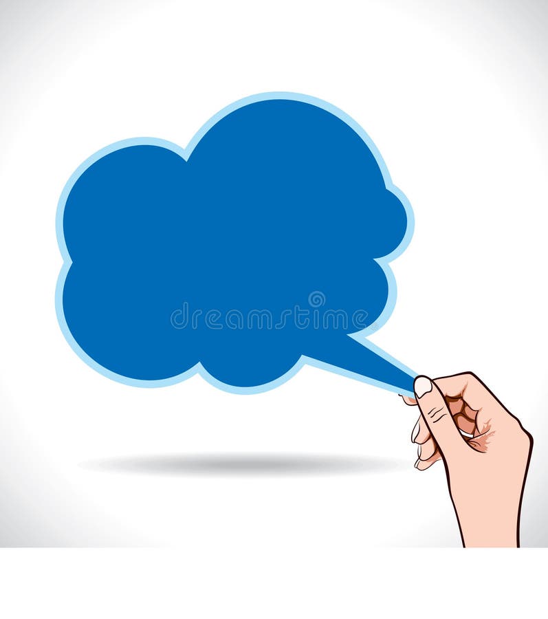 Hand support the cloud stock vector. Illustration of globe - 28229694