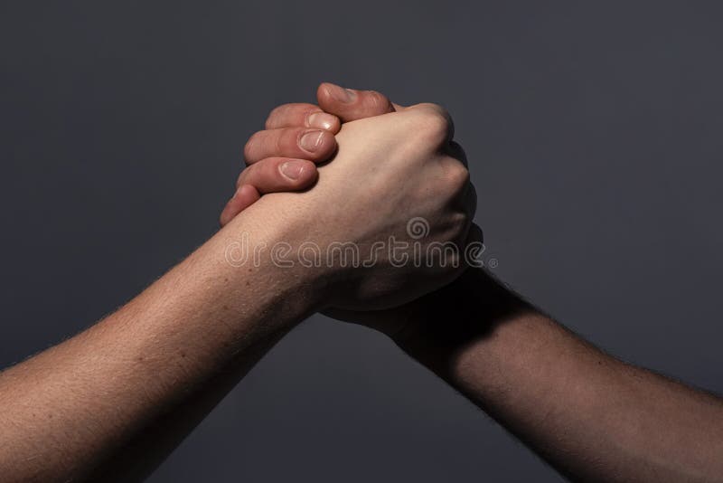 Hand. Support Hand of a Friend. Helping Support Hand. Rescue Gesture ...