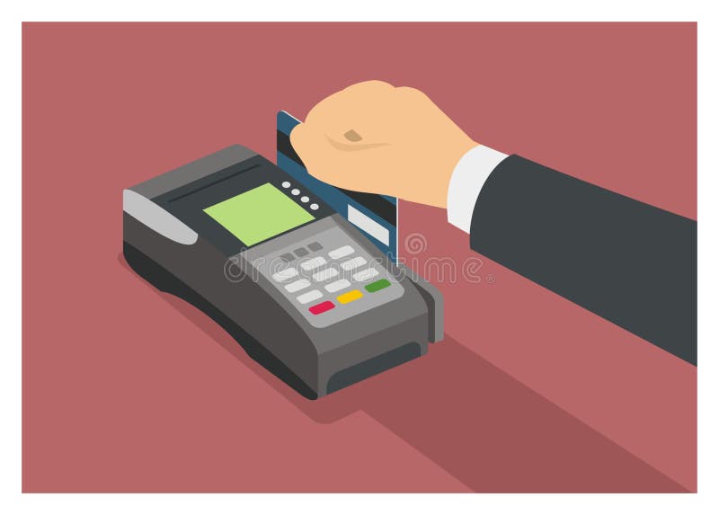 Swiping Debit Card Stock Illustrations – 250 Swiping Debit Card Stock ...
