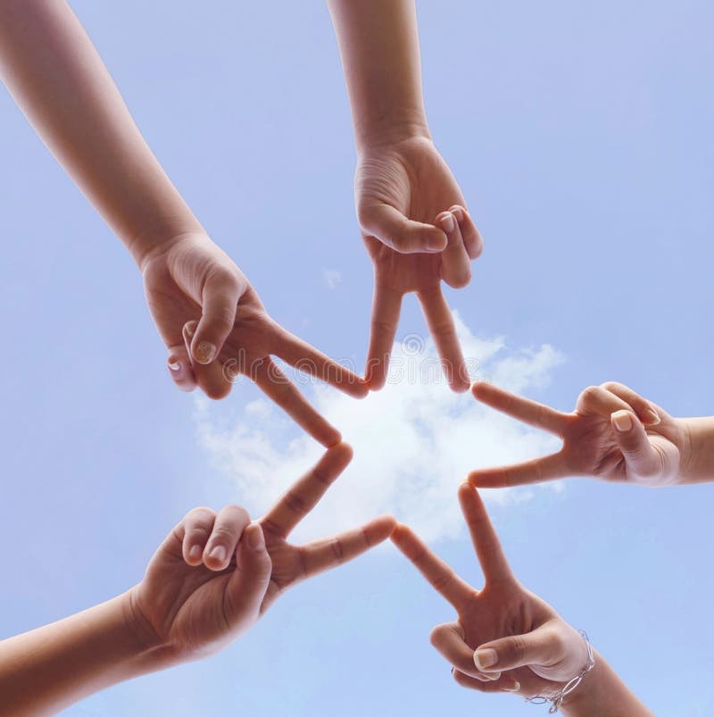 Hand symbol stock image. Image of isolated, protection - 12158857