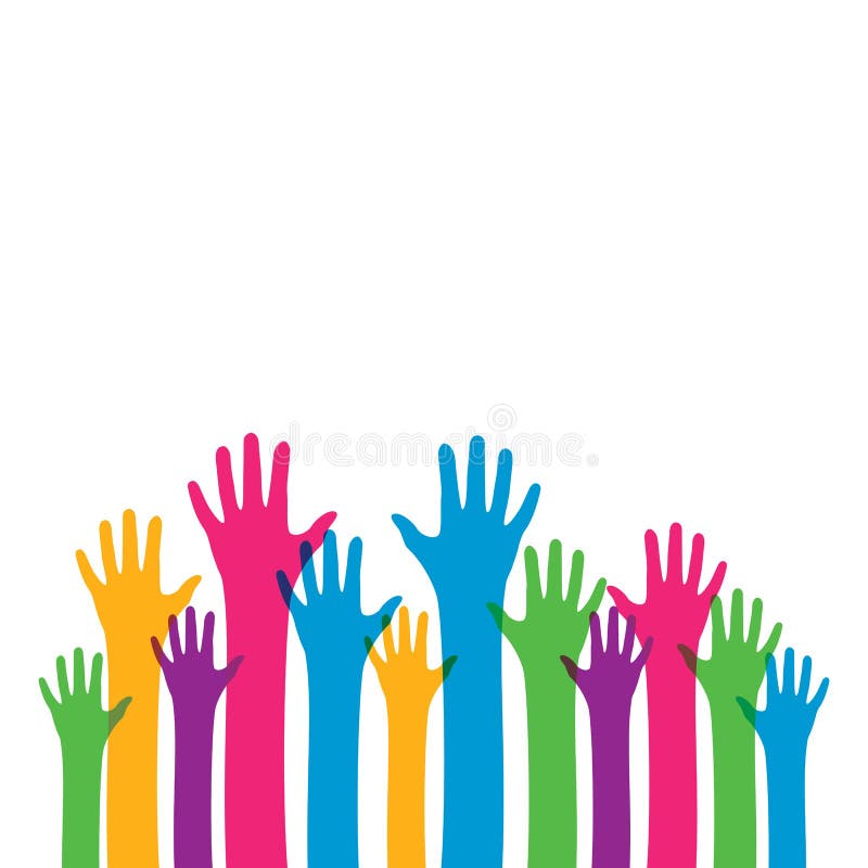 Hand Symbol Community Care Logo Vector Illustration Stock Vector ...