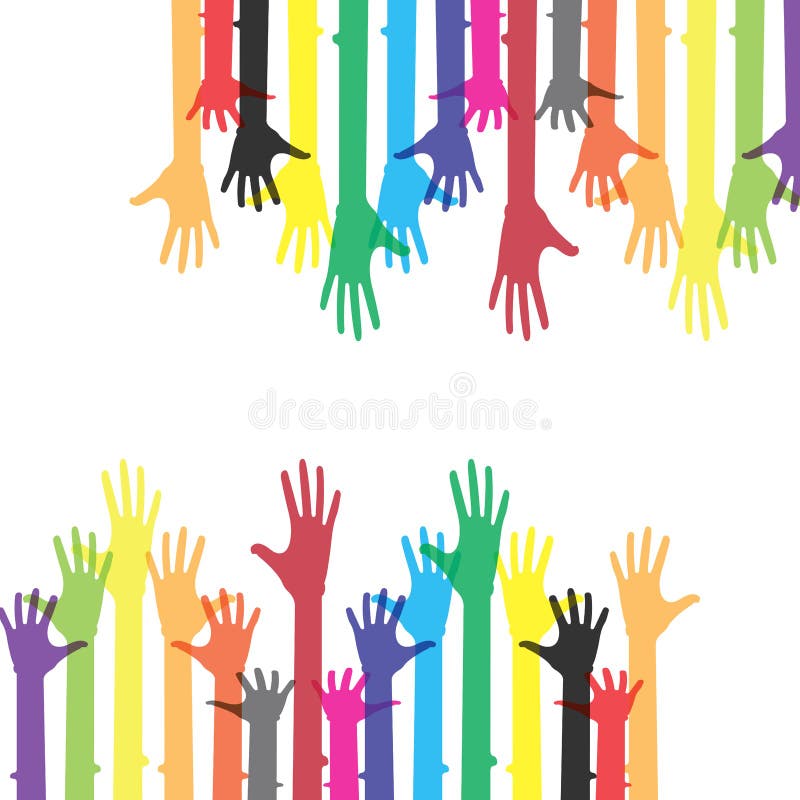 Hand Symbol Community Care Logo Vector Illustration Design Stock Vector ...