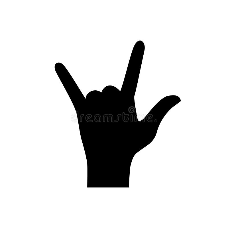 Hand Symbol Icon Vector. Hand Illustration Sign. Symbol Shown by the ...
