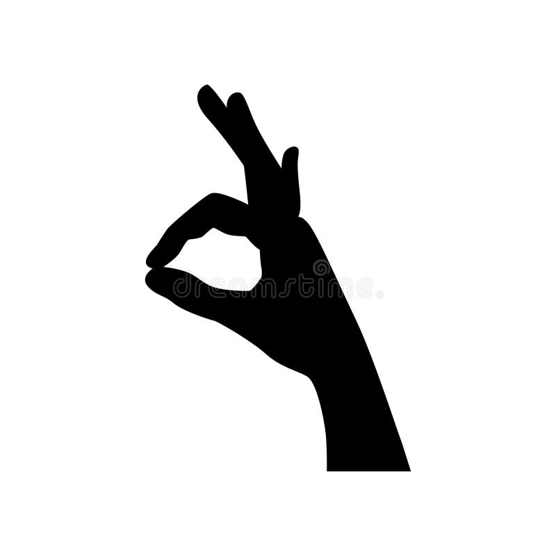 Hand Symbol Icon Vector. Hand Illustration Sign. Symbol Shown by the ...