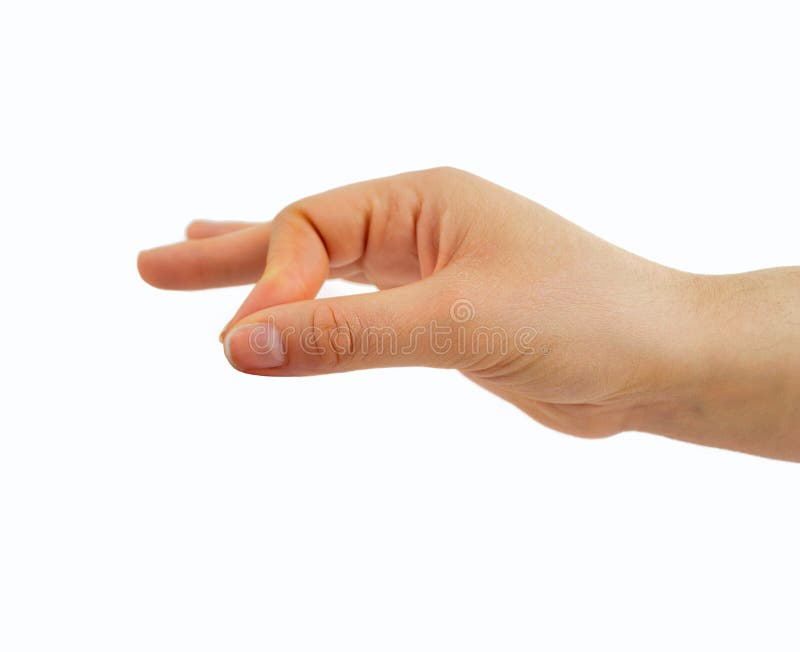 Catching with fingers stock image. Image of index, closeup - 123323663