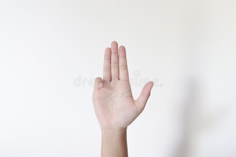 Hand symbol stock image. Image of people, isolated, sticker - 365978629