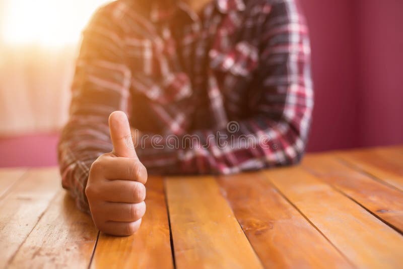 Hand Symbol To Superlative, Very Good Symbol Stock Photo - Image of ...
