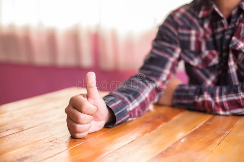 Hand Symbol To Superlative, Very Good Symbol Stock Photo - Image of ...