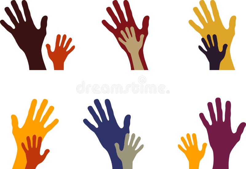 Hand symbols stock illustration. Illustration of element - 81751502