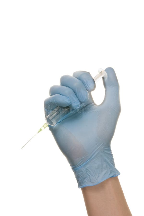 Hand and syringe stock photo. Image of illness, hospital - 15398906