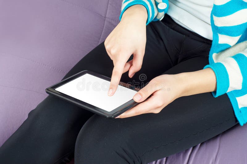 Hand Tablet PC stock photo. Image of screen, equipment - 29023450