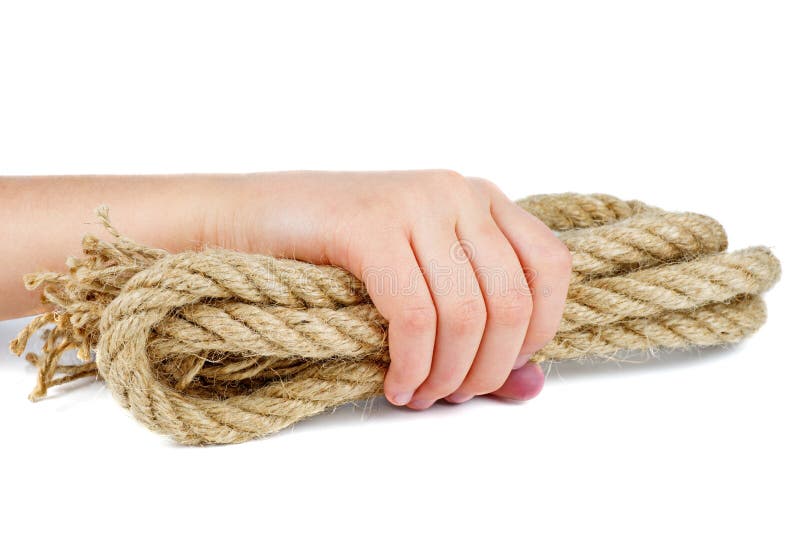 Coarse rope stock photo. Image of roll, rustic, manufacturing - 30045734