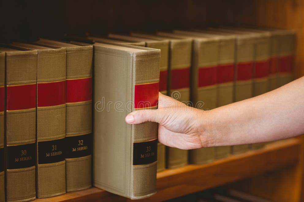 Hand Taking a Book from Bookshelf Stock Image - Image of knowledge ...