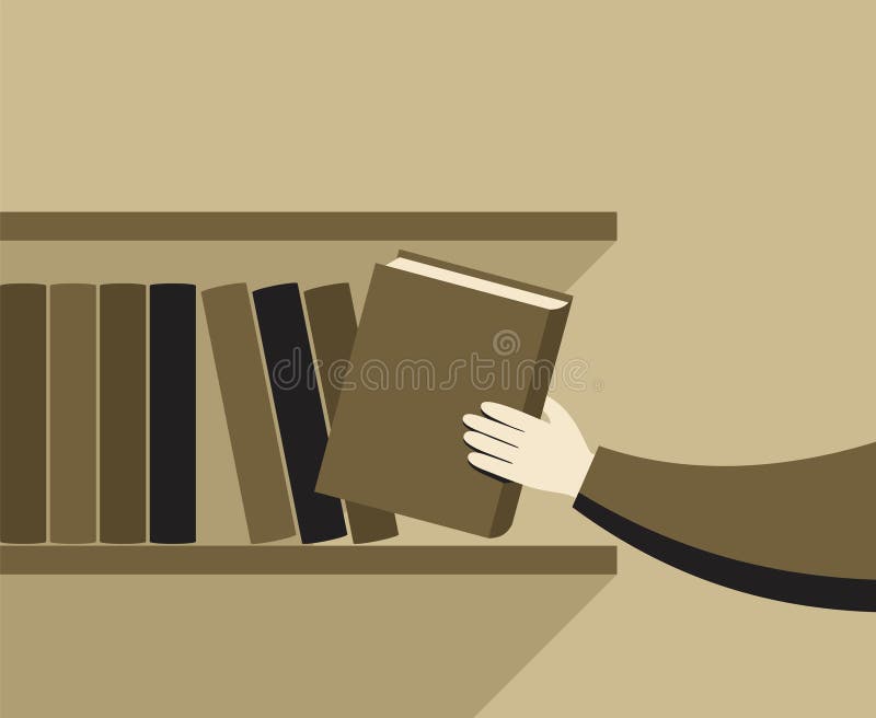 Hand Taking Book Stock Illustrations – 508 Hand Taking Book Stock ...