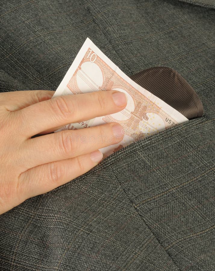 Taking money from a pocket stock photo. Image of caucasian - 30275102
