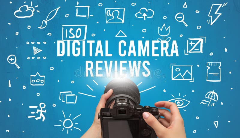 Hand Taking Picture with Digital Camera Stock Image - Image of ...