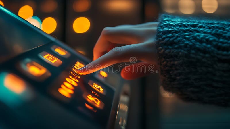 Hand Tapping Illuminated Touchscreen Interface in Dark Environment ...