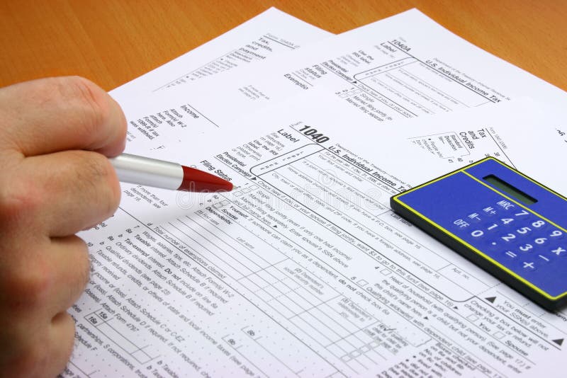 US Tax Forms stock photo. Image of accounting, america - 8027688
