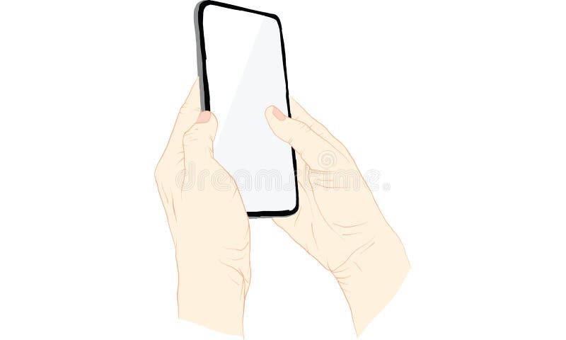 Hand Tearing and Crooking Paper, Vector Stock Vector - Illustration of ...