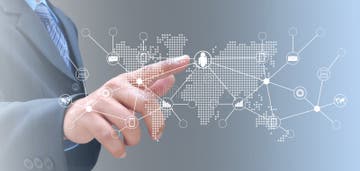 Hand on tech stock image. Image of community, innovation - 50313371