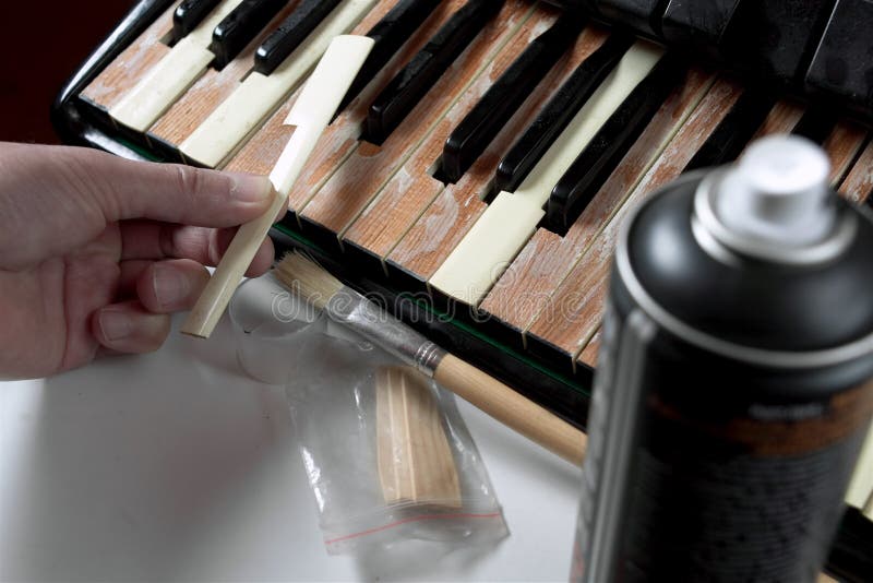 Damaged keyboard stock photo. Image of technological, numbered - 988834