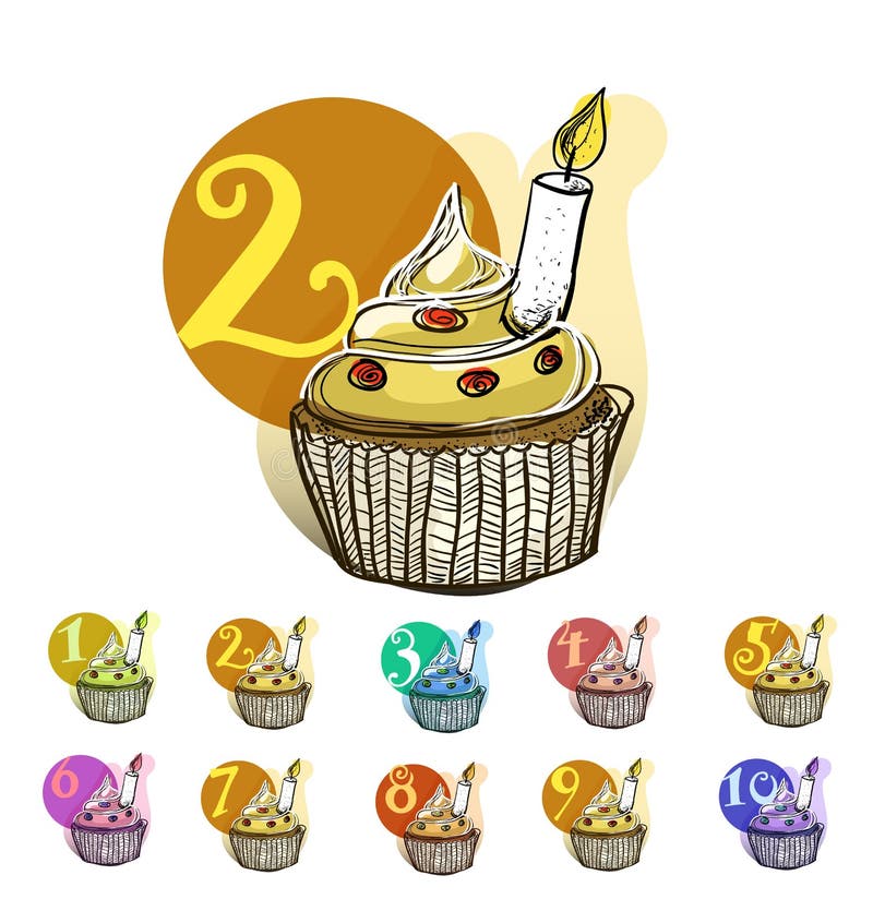 Hand Tecknad Vektorillustration Vektor Illustrationer - Illustration av ...