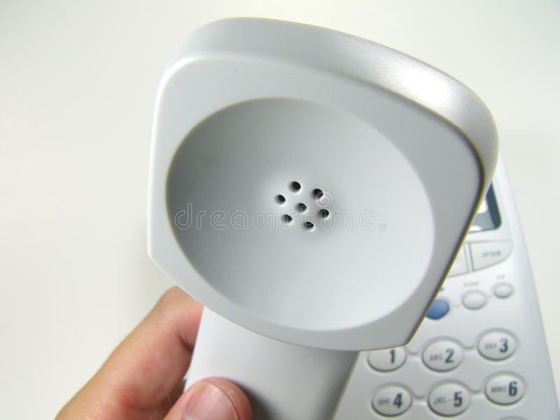 Hand and telephone stock photo. Image of mouthpiece, business - 195178