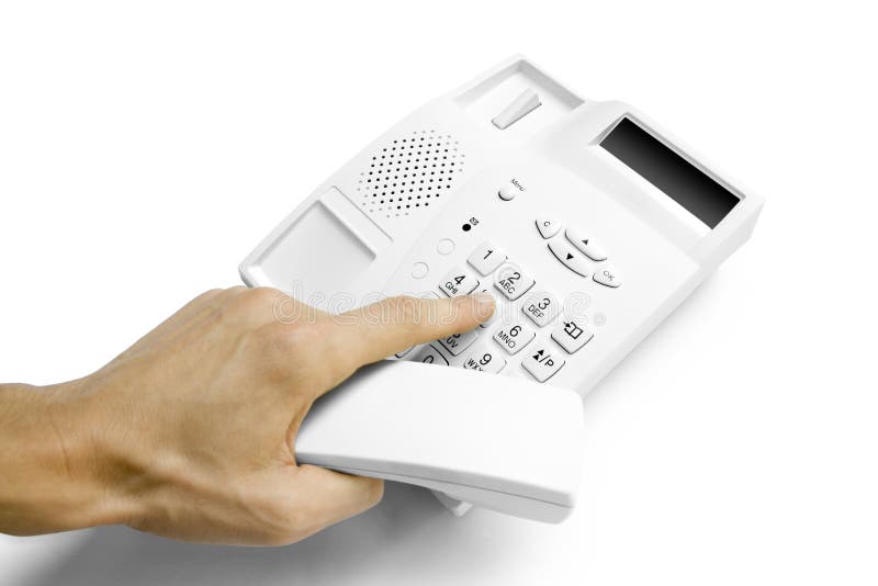 Hand with telephone stock image. Image of dial, calling - 3134469